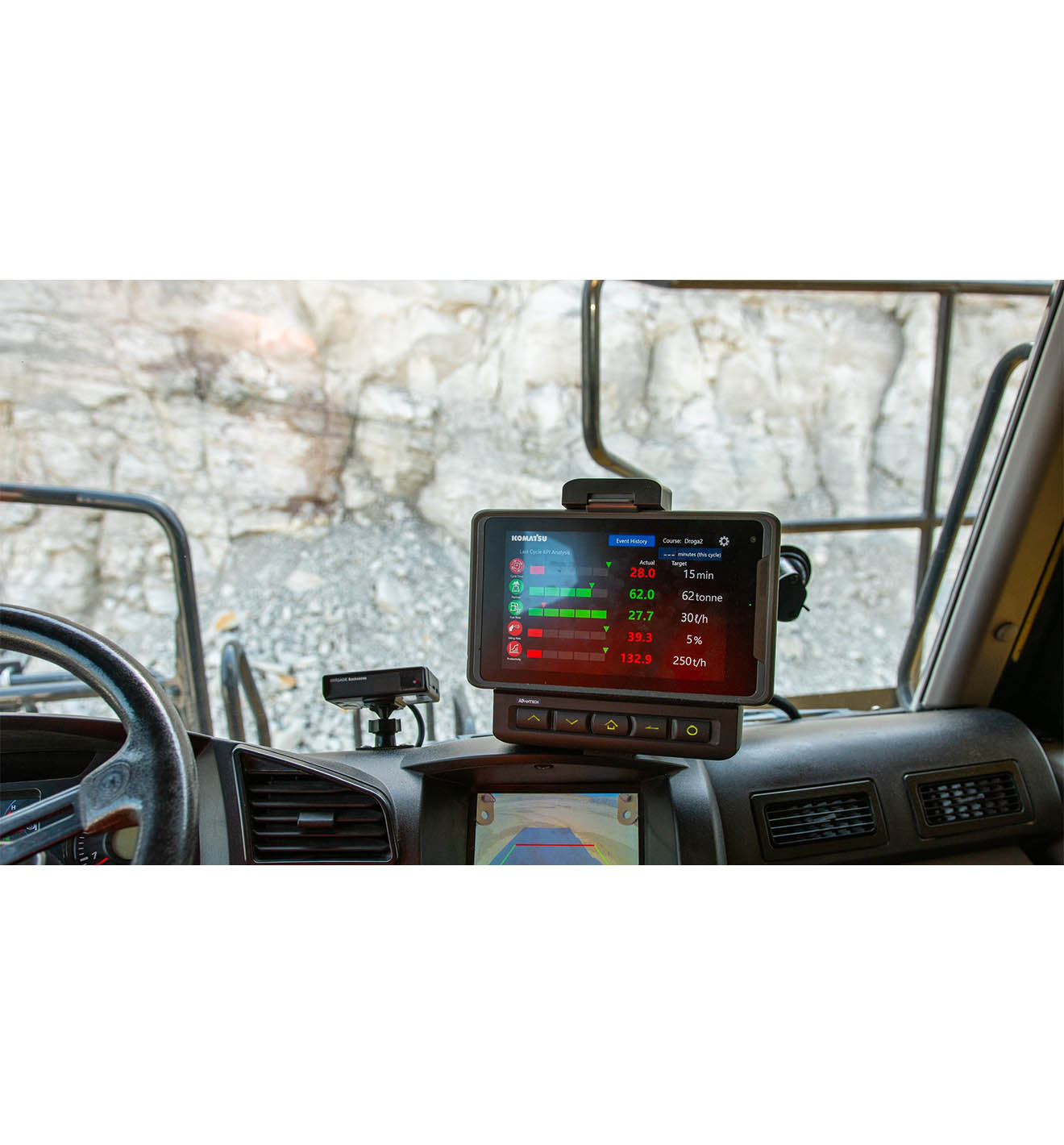 Komatsu Operator Guidance Monitor