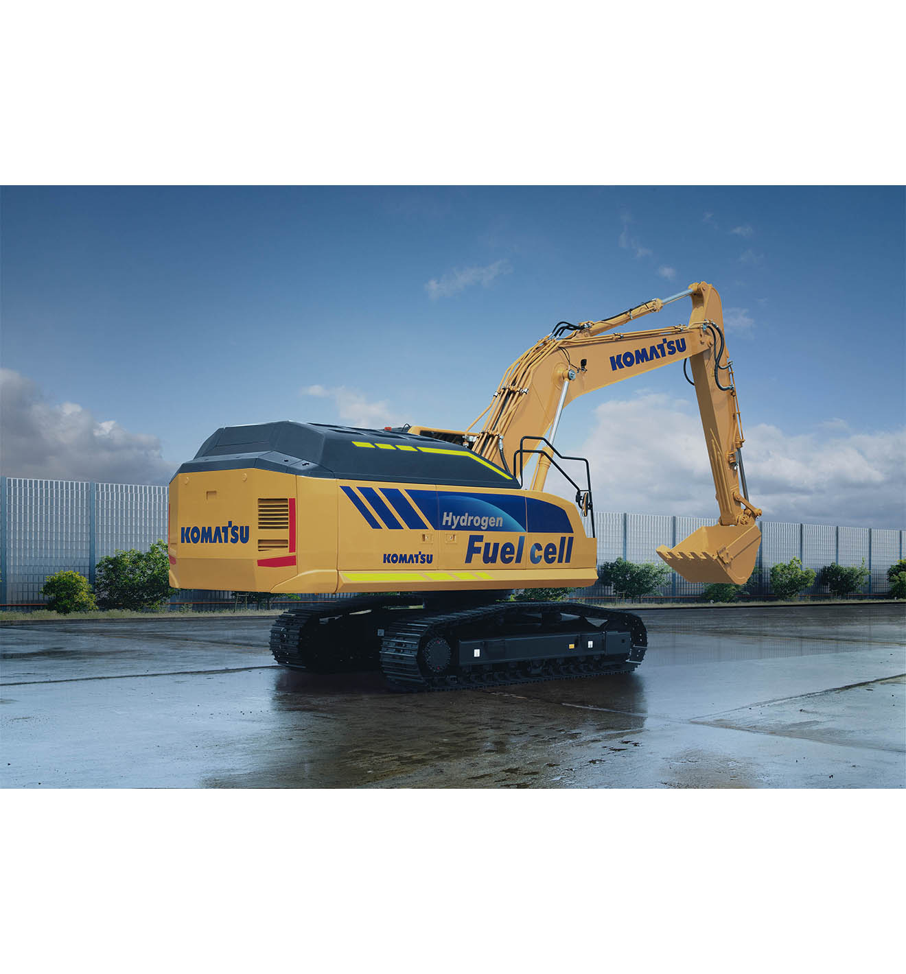 Komatsu announces new concept medium-sized hydraulic excavator equipped ...