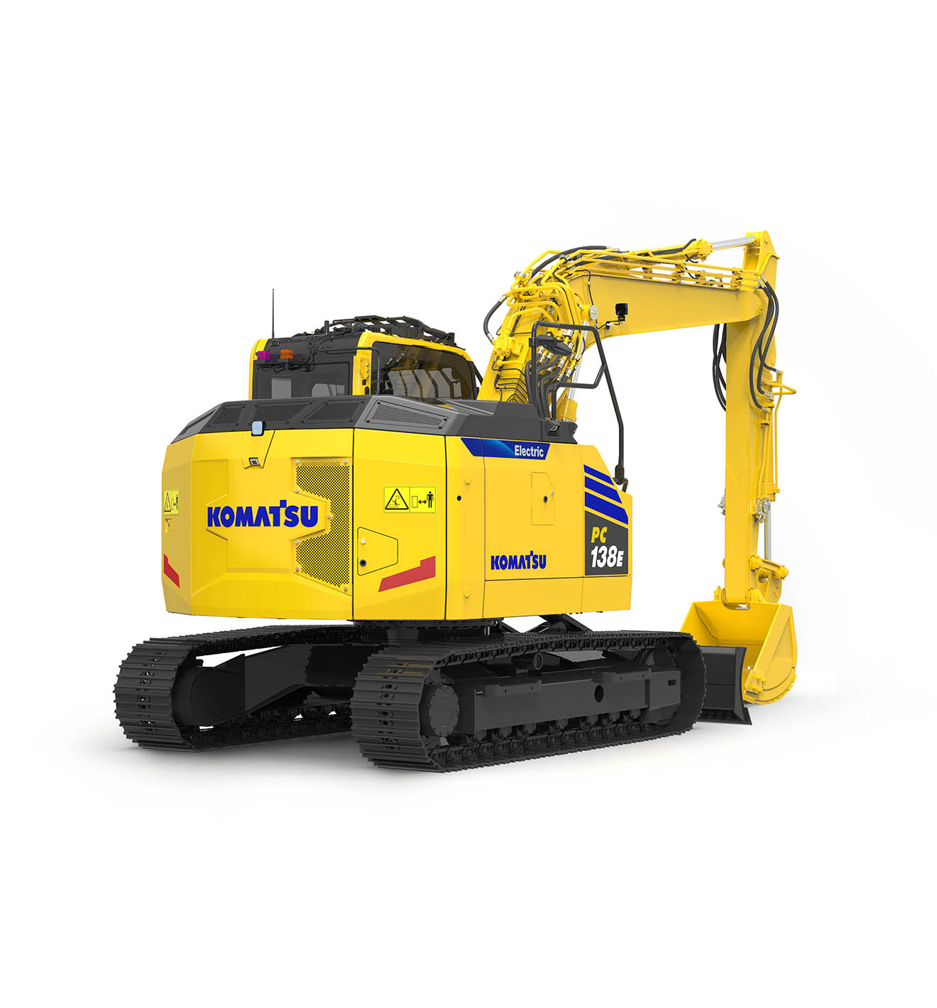 Komatsu ready to launch new 13 ton class PC138E-11 electric excavator ...