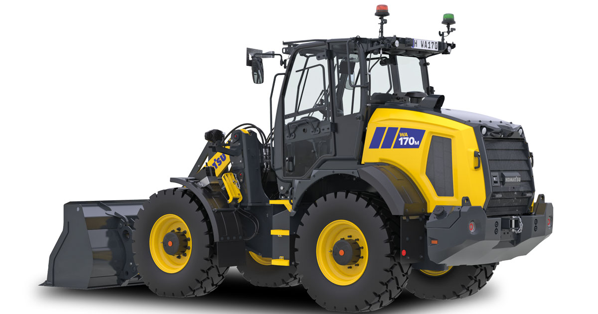 Komatsu expands wheel loader product range with new WA170M-11