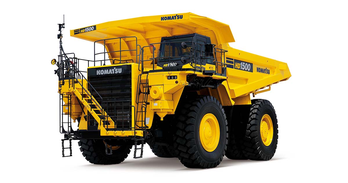 Komatsu Europe launches HD1500-8 Rigid Dump Truck