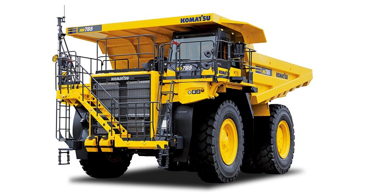 Komatsu Europe annuncia il lancio del dumper rigido HD785-8