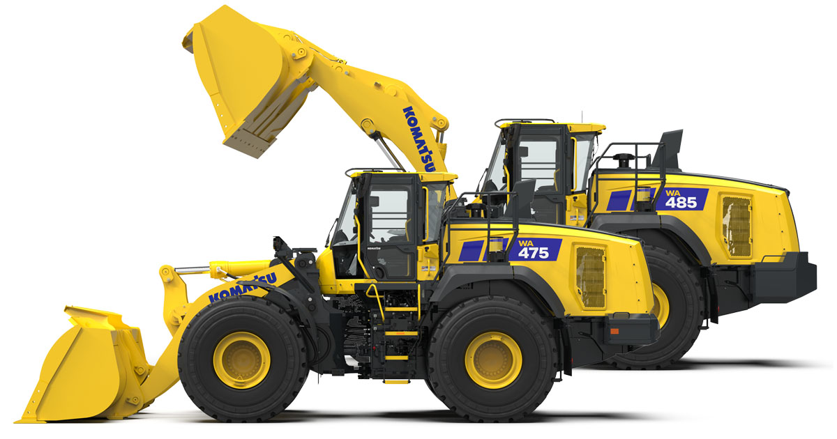 Komatsu Europe presents the next generation wheel loaders WA475-11 and ...