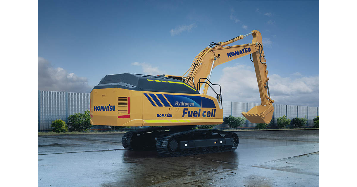 Komatsu announces new concept medium-sized hydraulic excavator equipped ...