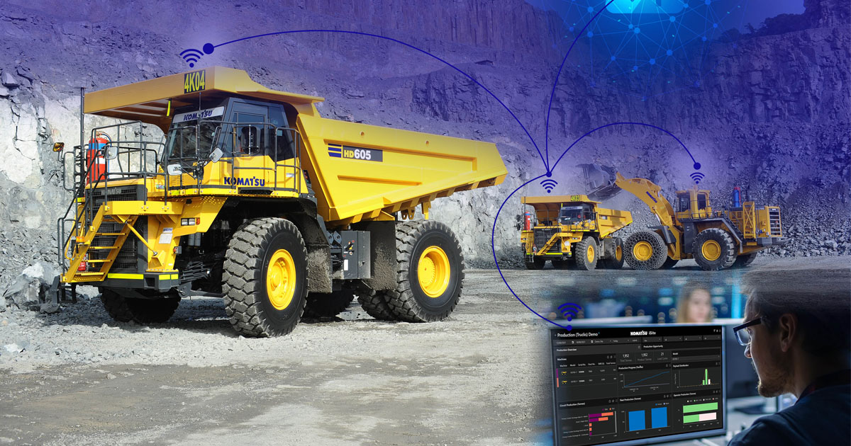 Komatsu introduces Smart Quarry Site