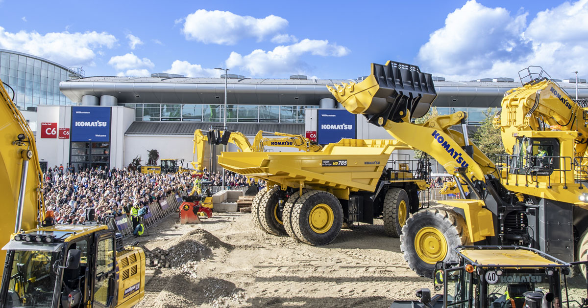 Komatsu on the pulse of the industry at Bauma 2025