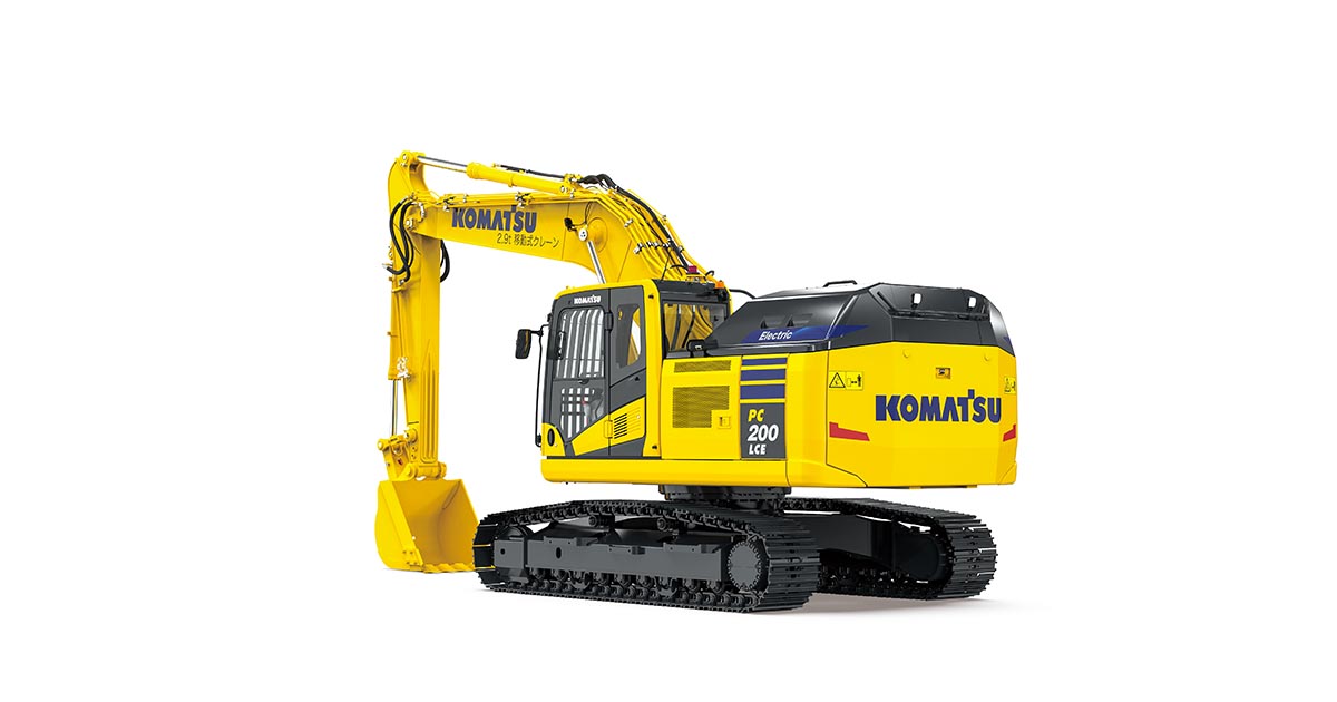 Komatsu Ready to Launch New 20 tonnes Class Electric Excavators