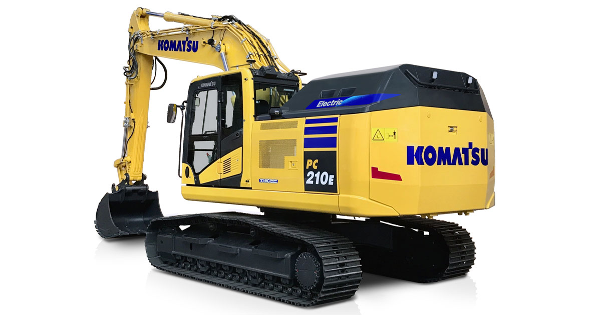 Komatsu stellt auf der bauma 2022 erstmalig einen 20-t-Hydraulikbagger ...