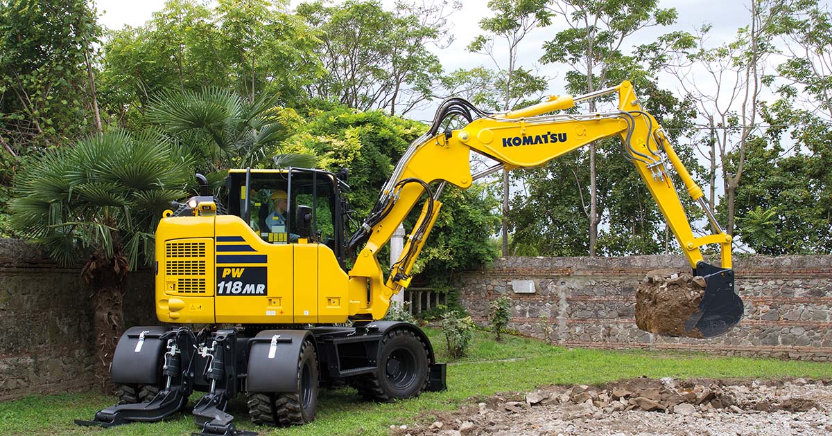 Komatsu Europe introduces PW118MR-11 Excavator