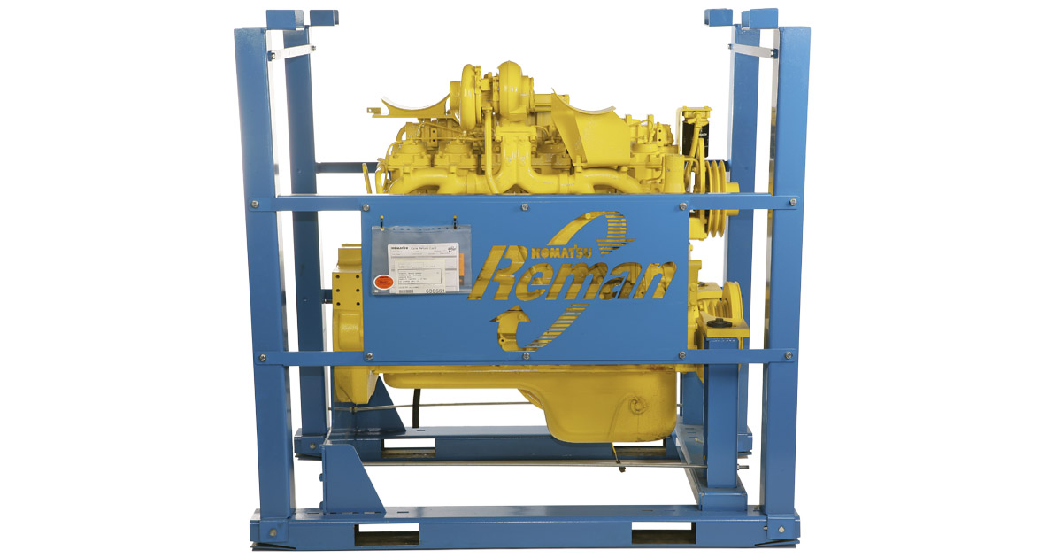 Reman-Komponenten von Komatsu