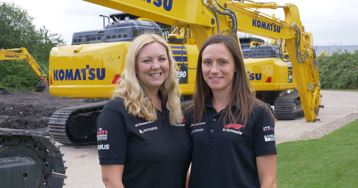 Komatsu staff take pole position - Komatsu UK Ltd.