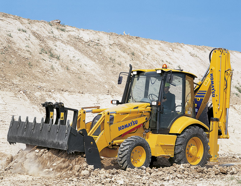 Archive products: Komatsu Backhoe Loader WB93R-2