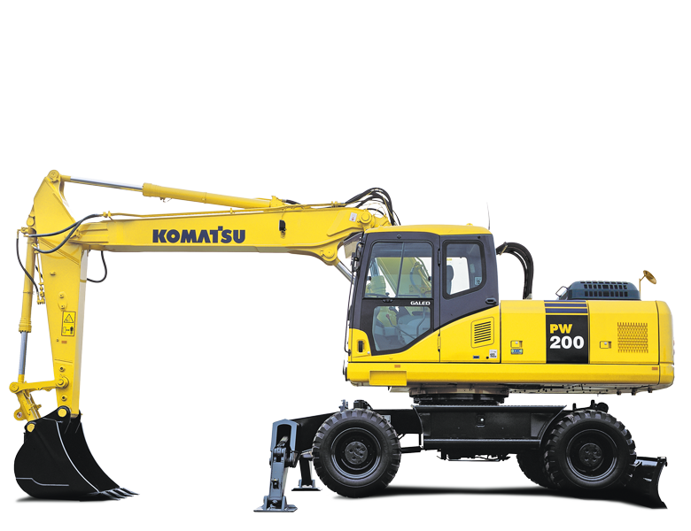 Archive products: Komatsu Wheeled Excavator PW200-7