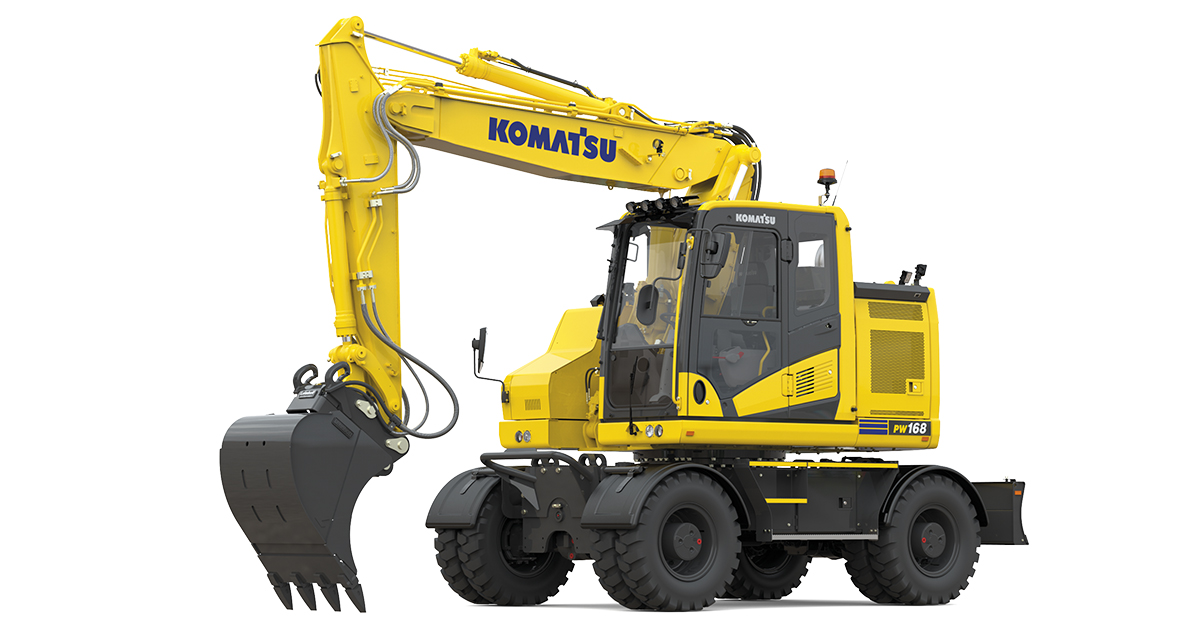 Komatsu Wheeled Excavator PW168-11